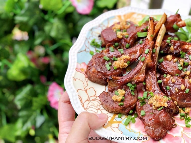 Quick and Easy Lamb French Cutlets in Char Siew Glaze ⋆ Budgetpantry ...