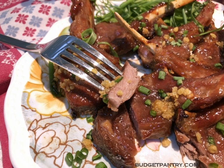 Quick and Easy Lamb French Cutlets in Char Siew Glaze ⋆ Budgetpantry ...