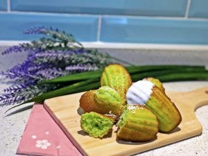 Panasonic Cubie Oven: Pandan Madeleine with Coconut Cream ⋆ ...